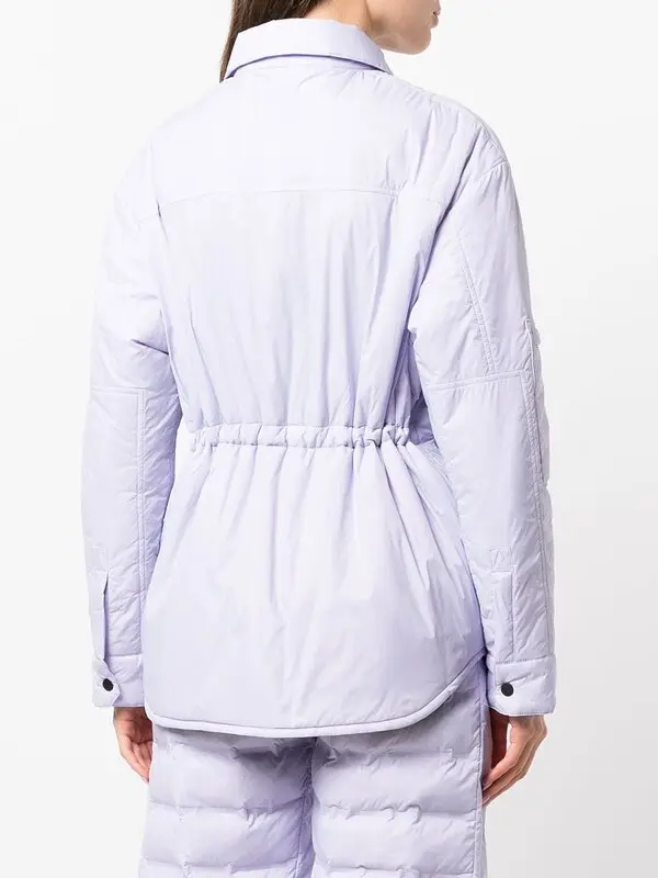 Aztech Mountain Pillow Padded Shirt Jacket - Purple