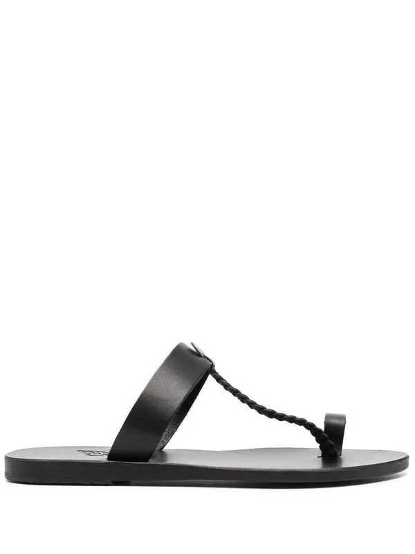 ANCIENT GREEK SANDALS Melpomeni Sandals - Black