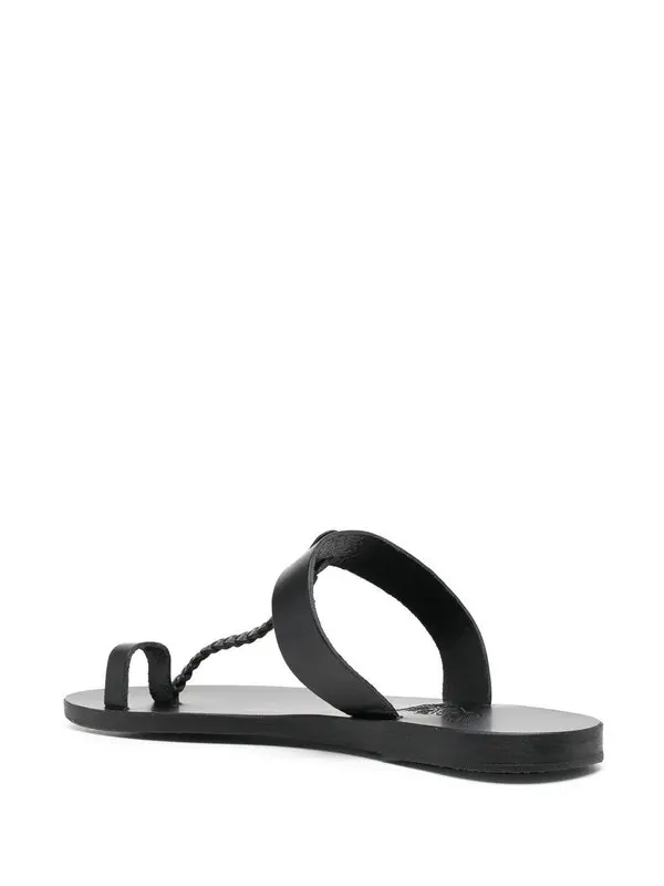ANCIENT GREEK SANDALS Melpomeni Sandals - Black