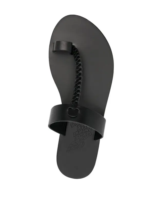 ANCIENT GREEK SANDALS Melpomeni Sandals - Black