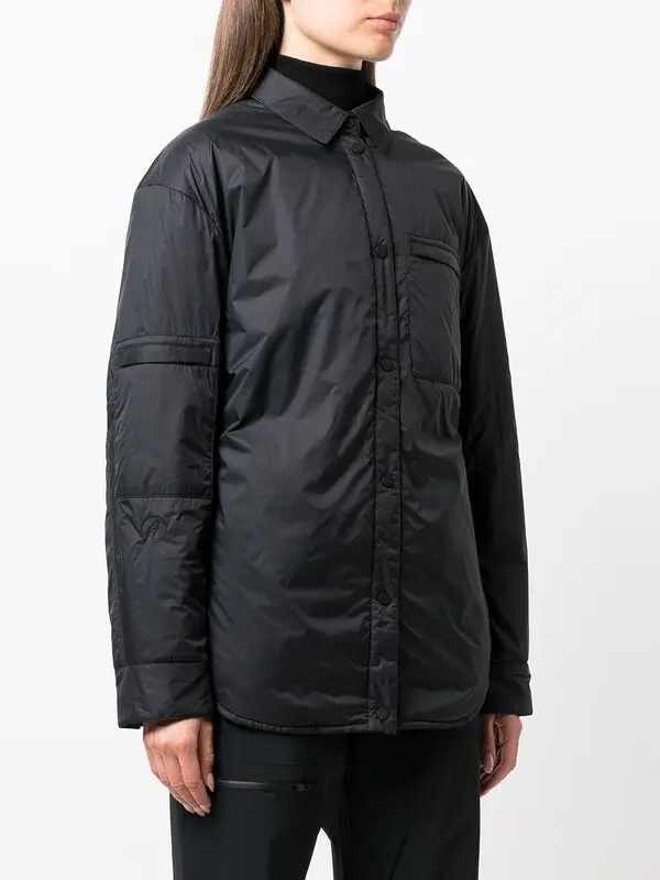 Aztech Mountain Pillow Padded Shirt Jacket - Black