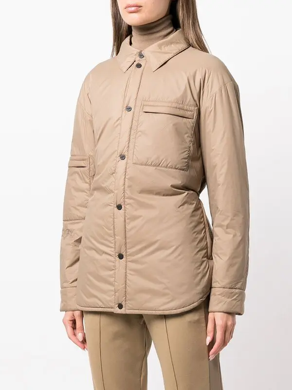 Aztech Mountain Pillow Padded Shirt Jacket - Brown