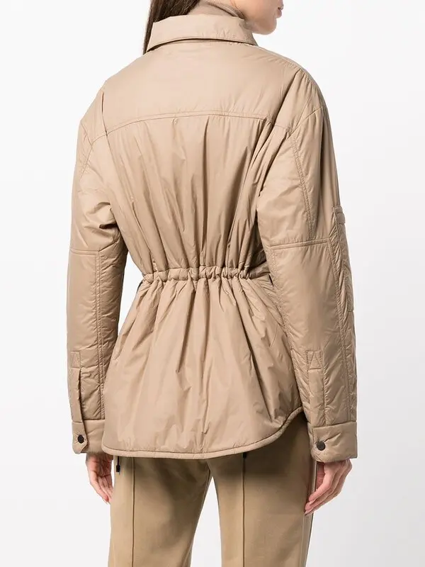 Aztech Mountain Pillow Padded Shirt Jacket - Brown
