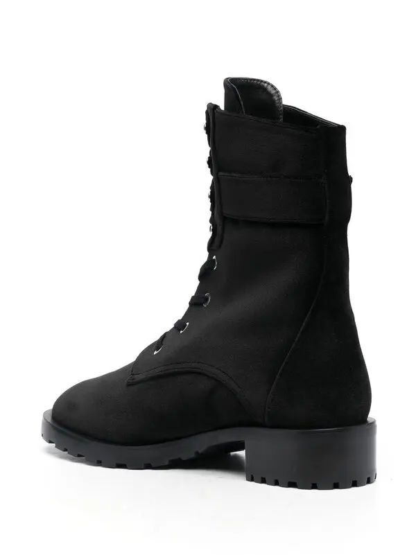 STUART WEITZMAN 40mm Buckle-fastening Lace-up Boots