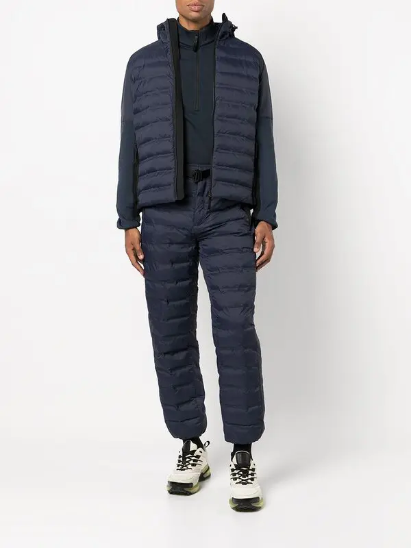 Aztech Mountain Ozone Quilted Fleece Midlayer Jacket - Blue