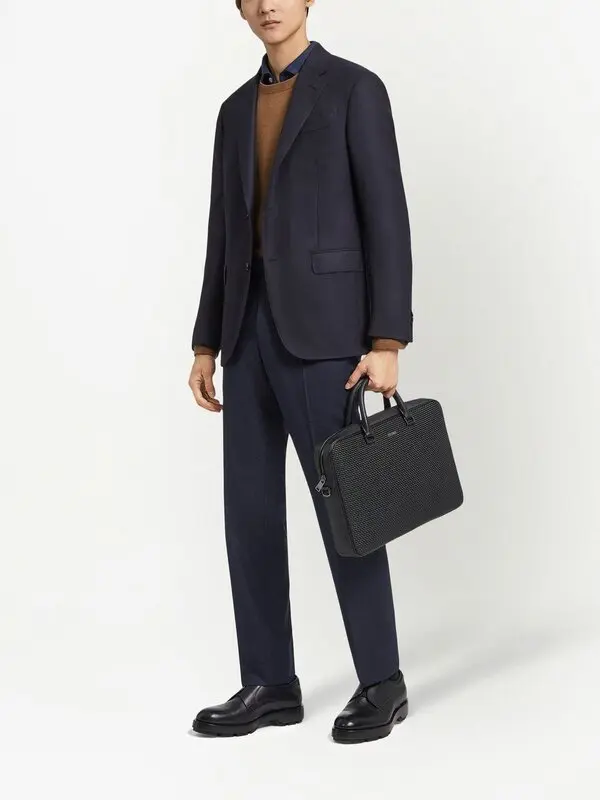 Zegna Long-sleeve Dress Shirt - Blue