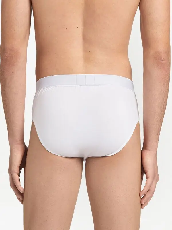 Zegna Logo-print Cotton Midi Briefs