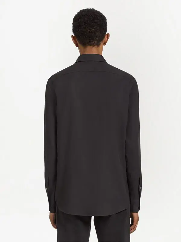 Zegna Cashco Long-sleeve Shirt - Black