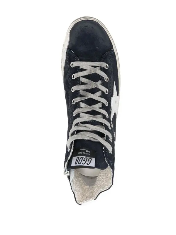 GOLDEN GOOSE Francy High-top Sneakers - Blue