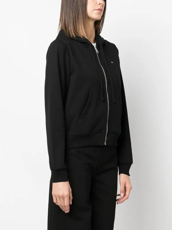 DIESEL® Drawstring Zip-up Hoodie