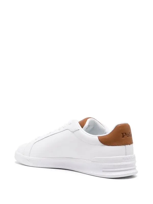 Polo Ralph Lauren Logo-embroidered Low-top Sneakers - White