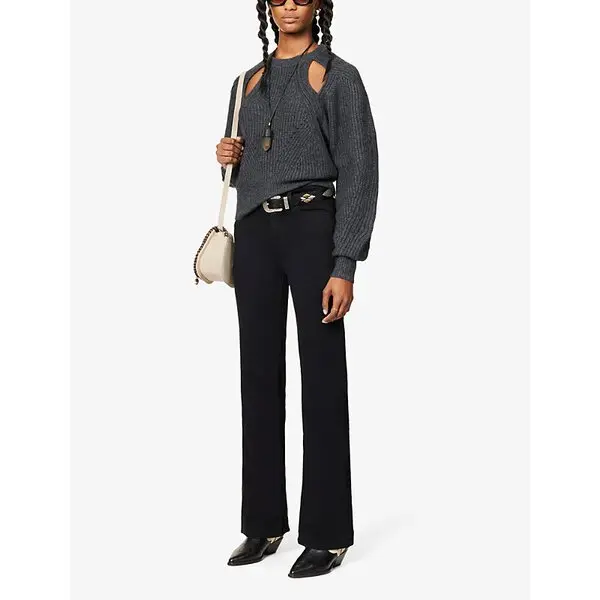 Paige Leenah Slim Wide-leg Jeans