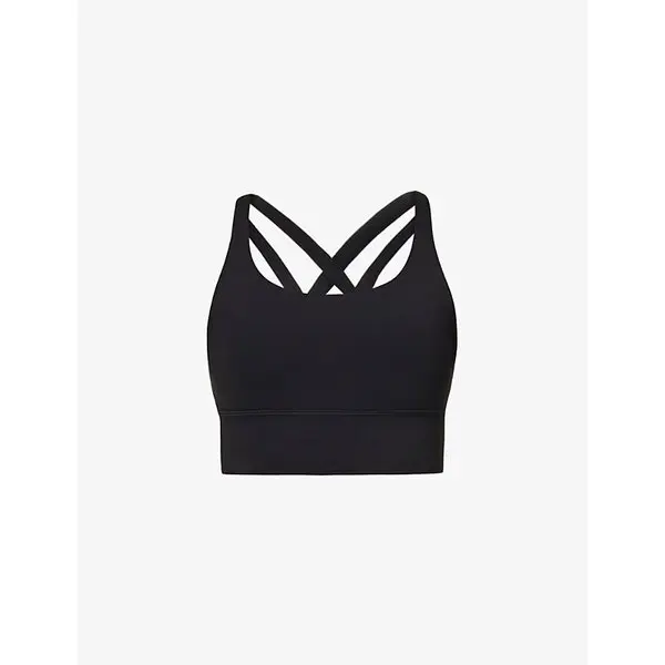Lululemon Energy Cross-over Back Stretch-jersey Bra