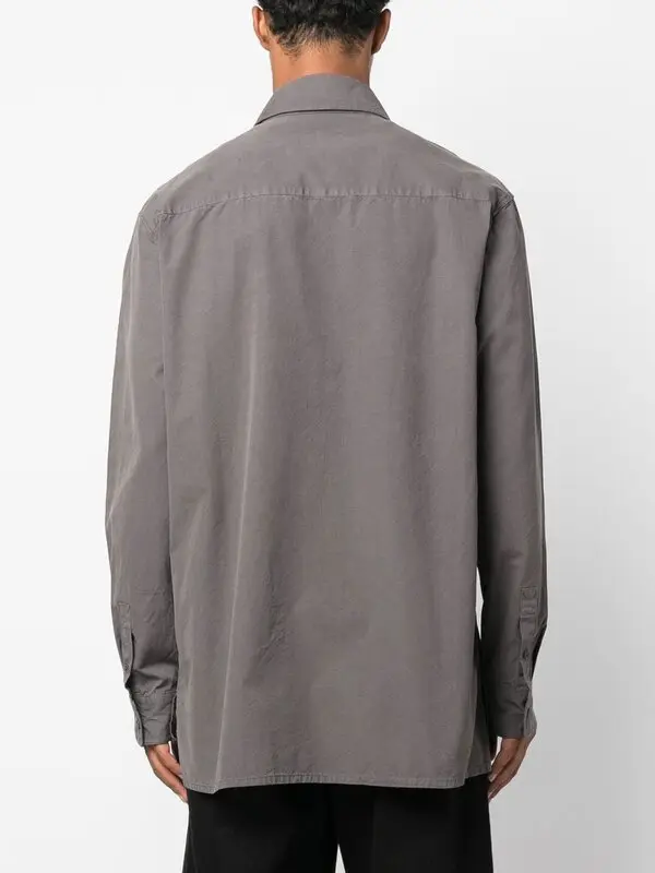 Off-White Embroidered-logo Oversized-cut Shirt