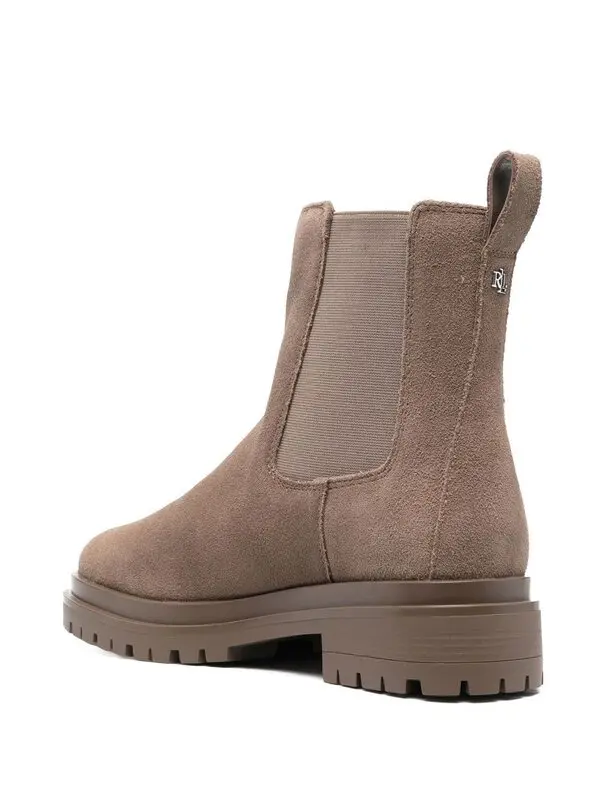 Ralph Lauren Corinne Leather Ankle Boots