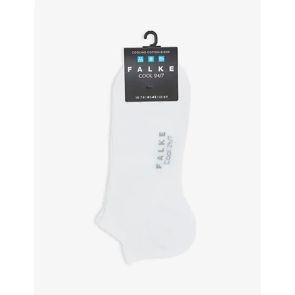 Falke Cool 24/7 Stretch-cotton Blend Socks - White