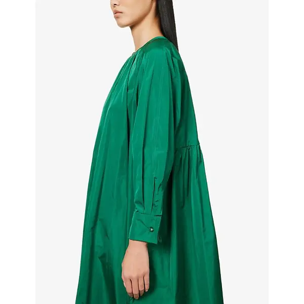 slim fit dress slacks Nida Pleated Jumpsuit Dress