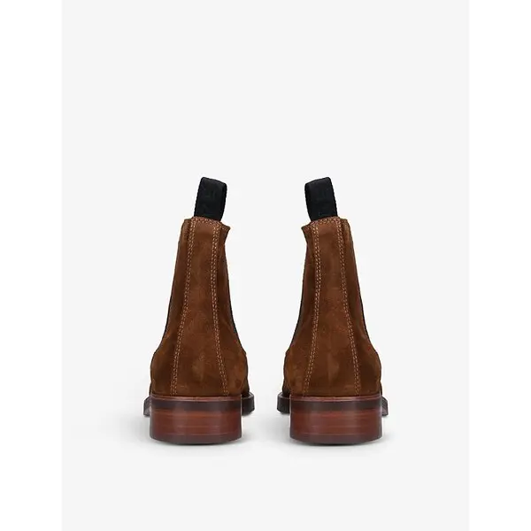 Belstaff Longton Suede Chelsea Boots - Tan | Editorialist display picture 1