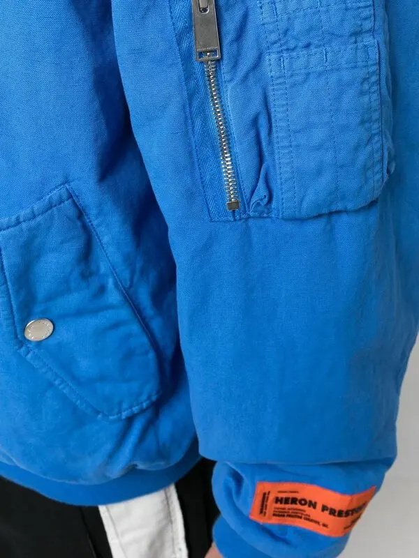 Heron Preston Canva Bomber Jacket