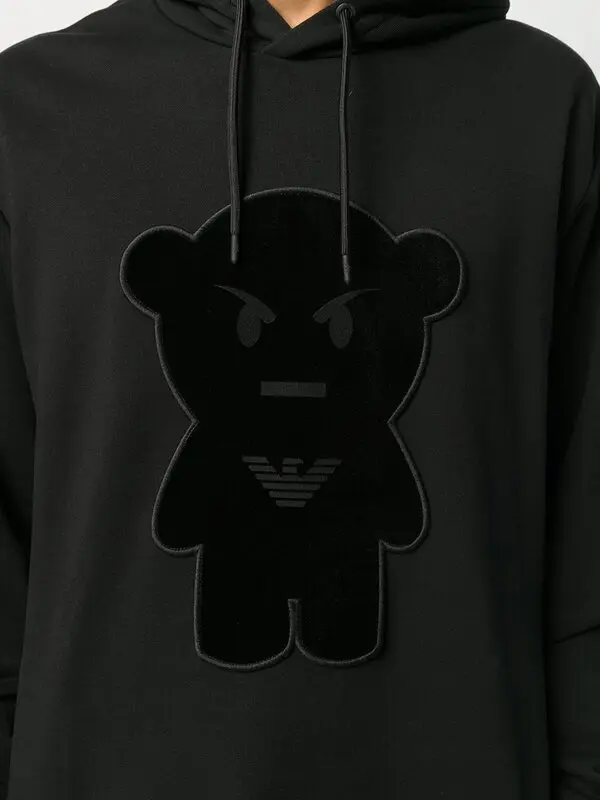 Emporio Armani Angry Teddy Hoodie