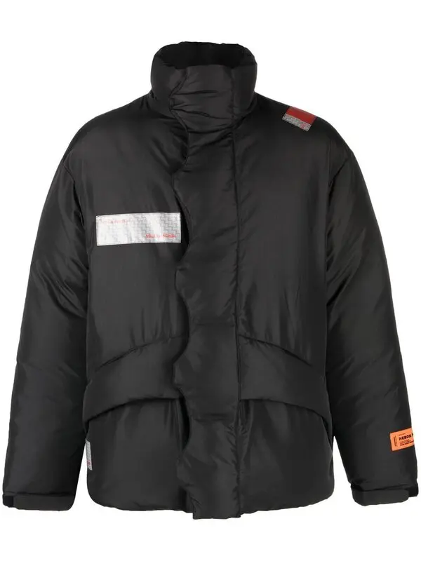 Heron Preston Logo-patch Padded Coat