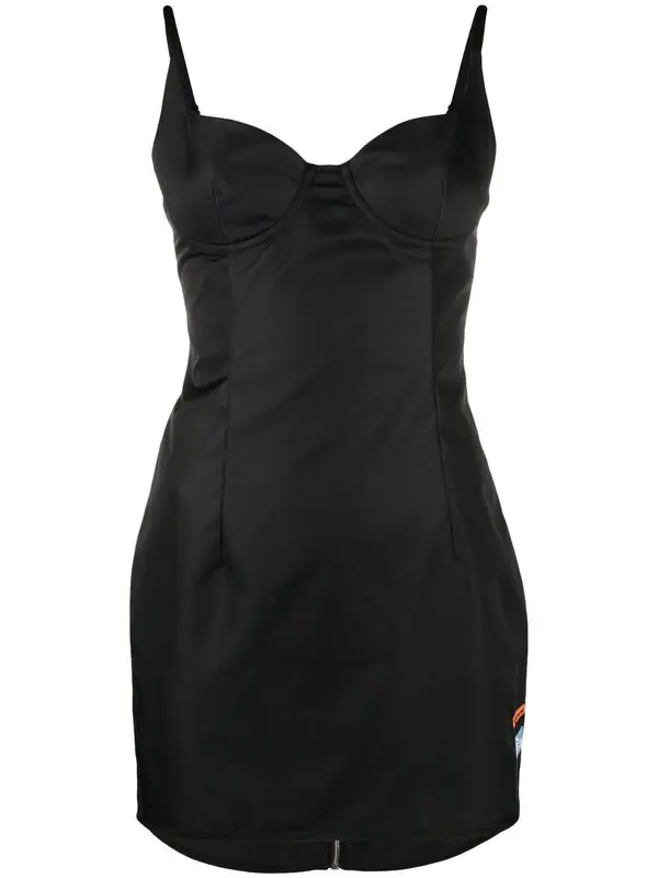 Heron Preston Satin Corset Mini Dress