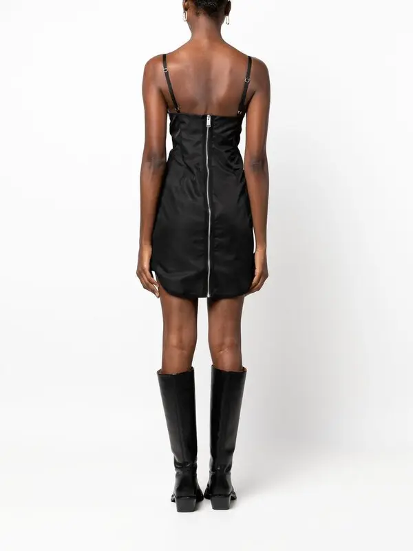 Heron Preston Satin Corset Mini Dress