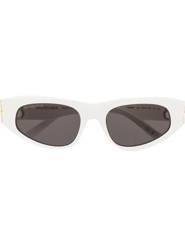 Balenciaga Dynasty D-frame Sunglasses - White