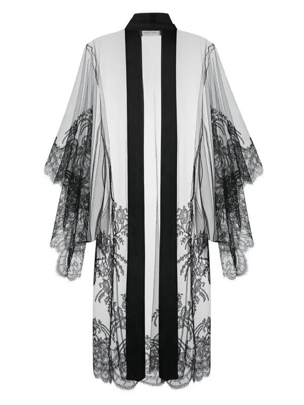 Carine Gilson Tulle Illusion Robe