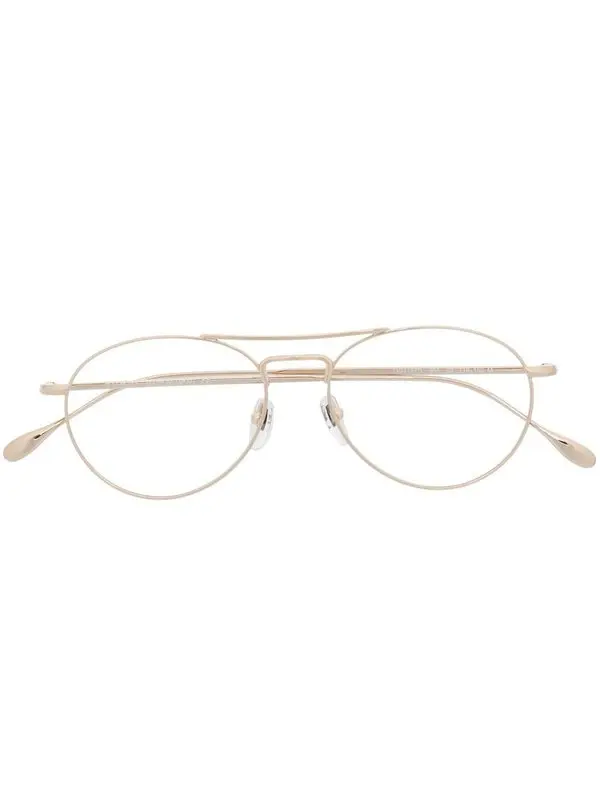 Gucci Pilot-frame Optical Glasses - Gold