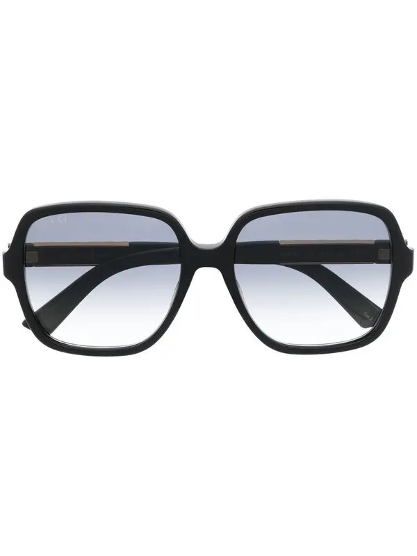 Gucci Oversized Sunglasses - Black