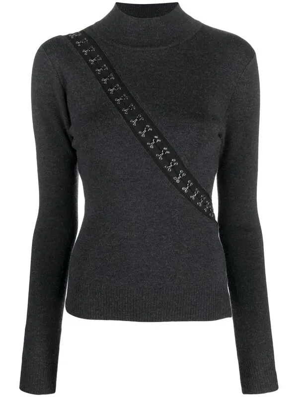 Monse Hook-detail Mock-neck Jumper