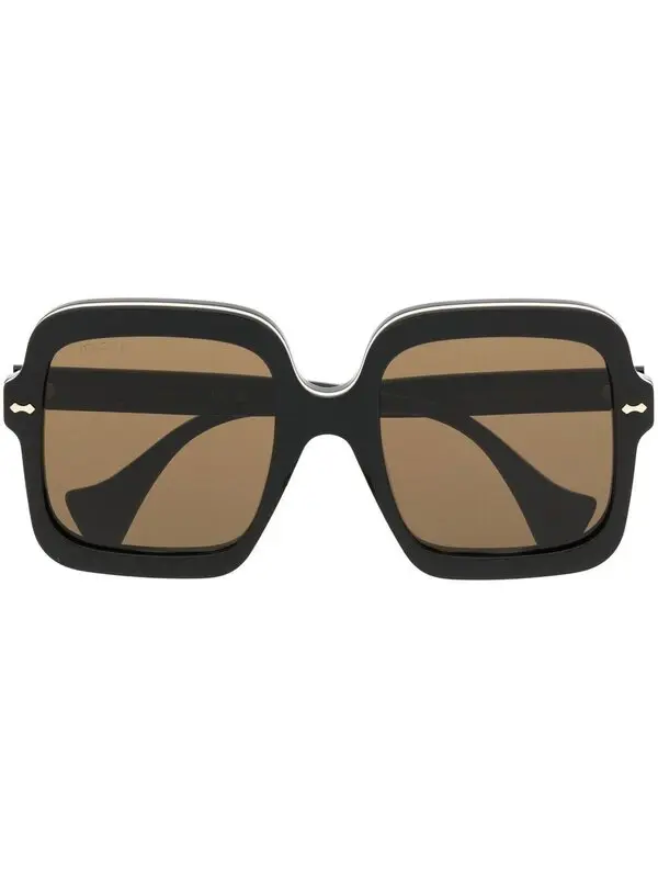 Gucci Oversize Square-frame Sunglasses - Black