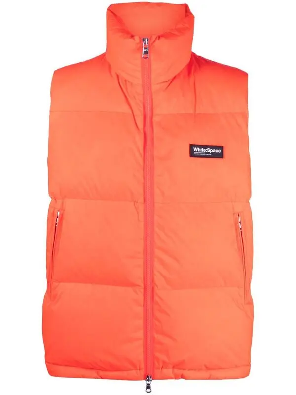 WHITESPACE Scott Padded Gilet - Orange
