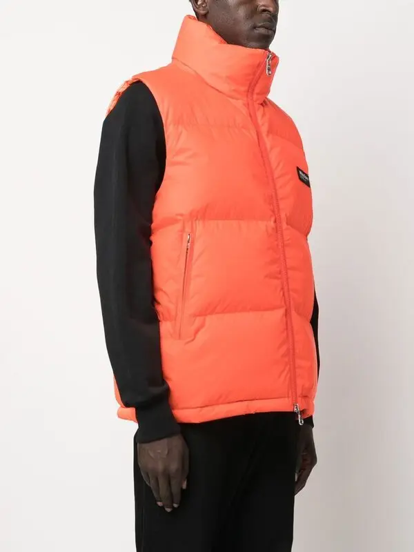 WHITESPACE Scott Padded Gilet - Orange