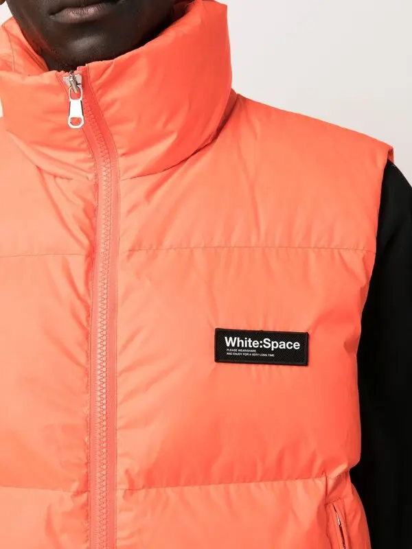WHITESPACE Scott Padded Gilet - Orange