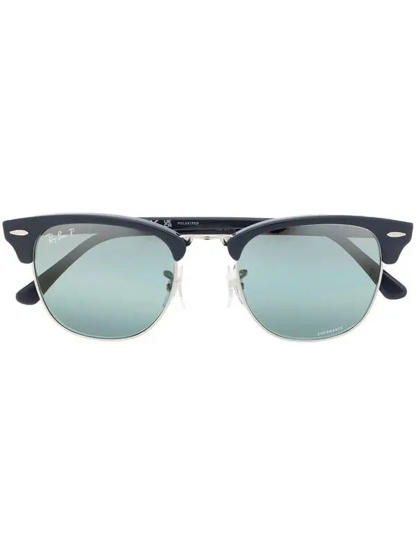 Ray-ban Contrasting-bridge Detail Sunglasses - Blue