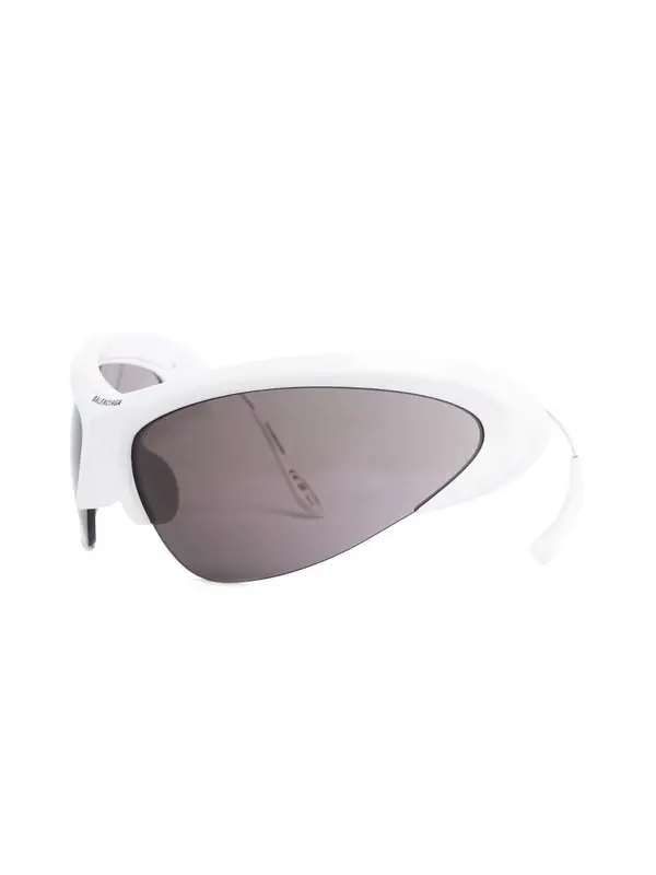 Balenciaga Wire Cat-eye Sunglasses - White