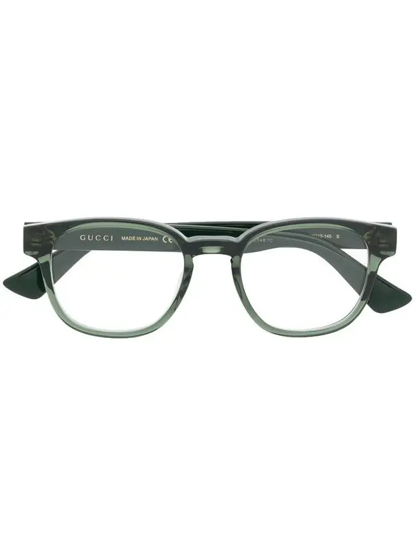 Gucci Round-frame Optical Glasses - Green