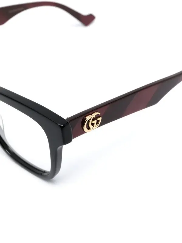 Gucci Square-frame Optical Glasses - Black