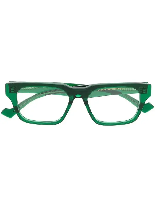 Gucci Square Frame Glasses - Green