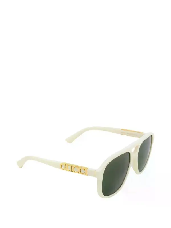 Gucci Pilot Frame Sunglasses - Neutrals
