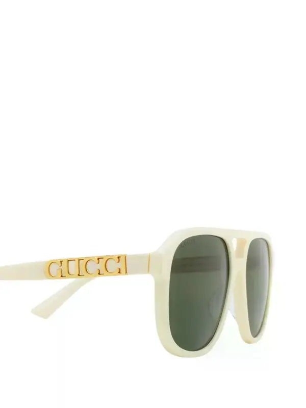 Gucci Pilot Frame Sunglasses - Neutrals