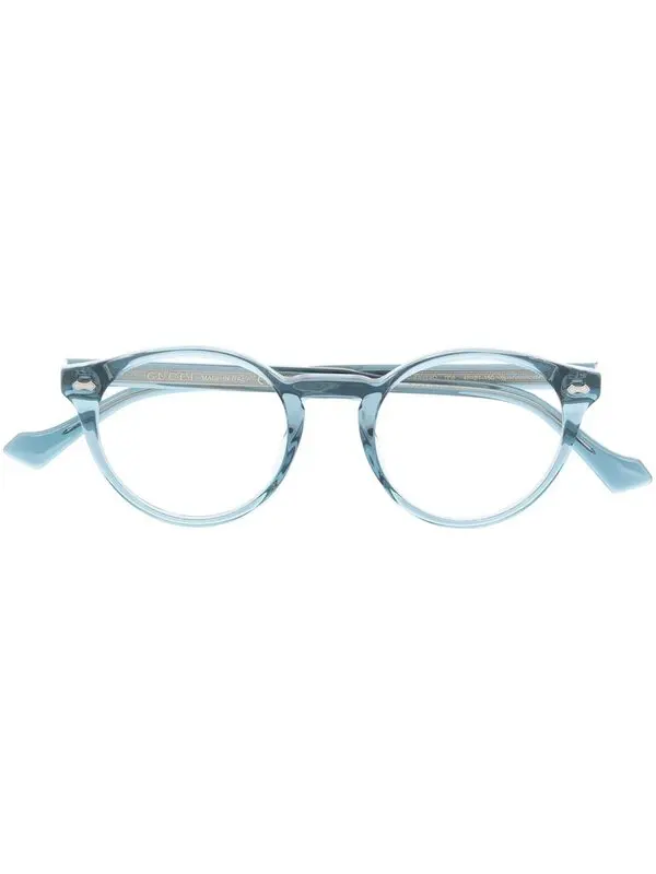 Gucci Round Frame Optical Glasses - Blue