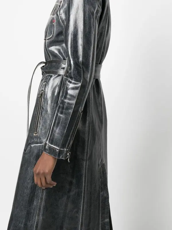 DIESEL® De-flaminty-z-fsb Shirt Dress - Grey