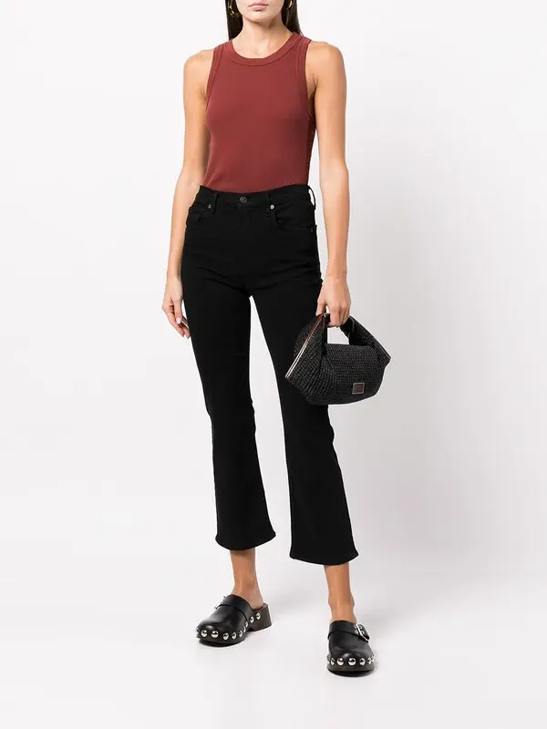 Citizens Of Humanity Isola Cropped Bootcut Jeans