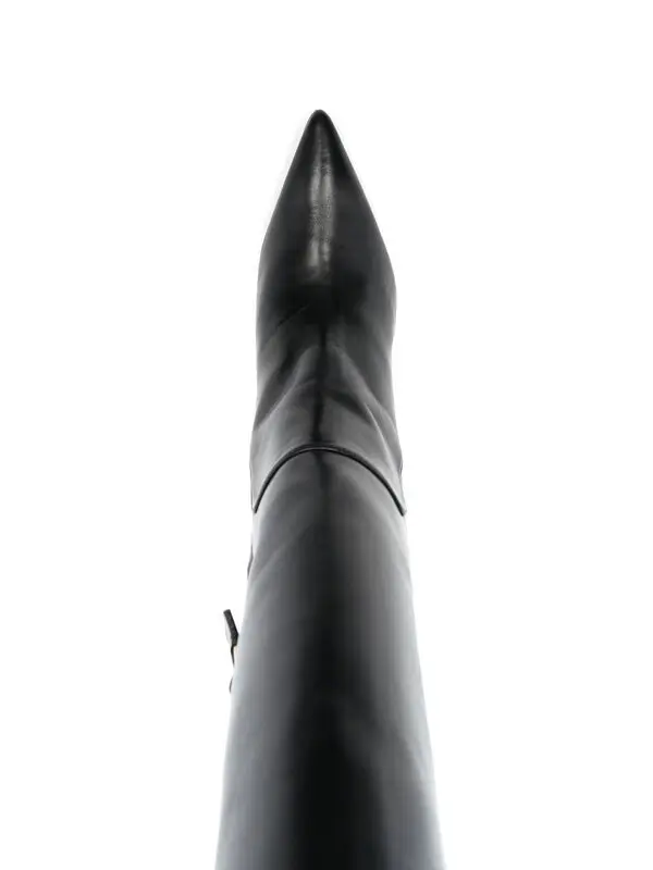 STUART WEITZMAN 95mm Pointed Leather Boots