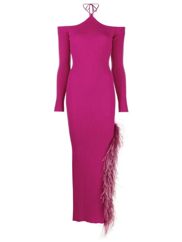 Giuseppe Di Morabito Tie-neck Midi Dress