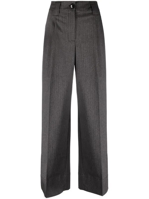 GANNI Wide-leg Tailored Trousers