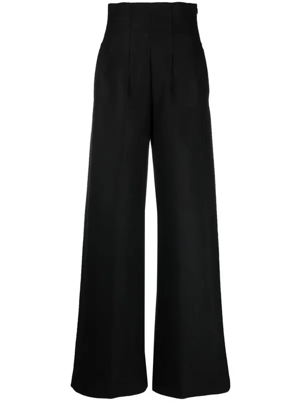 Bite Studios High-waisted Wide Leg Trousers
